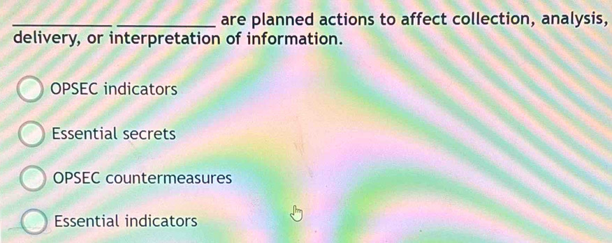 Risolto:are planned actions to affect collection, analysis, delivery ...
