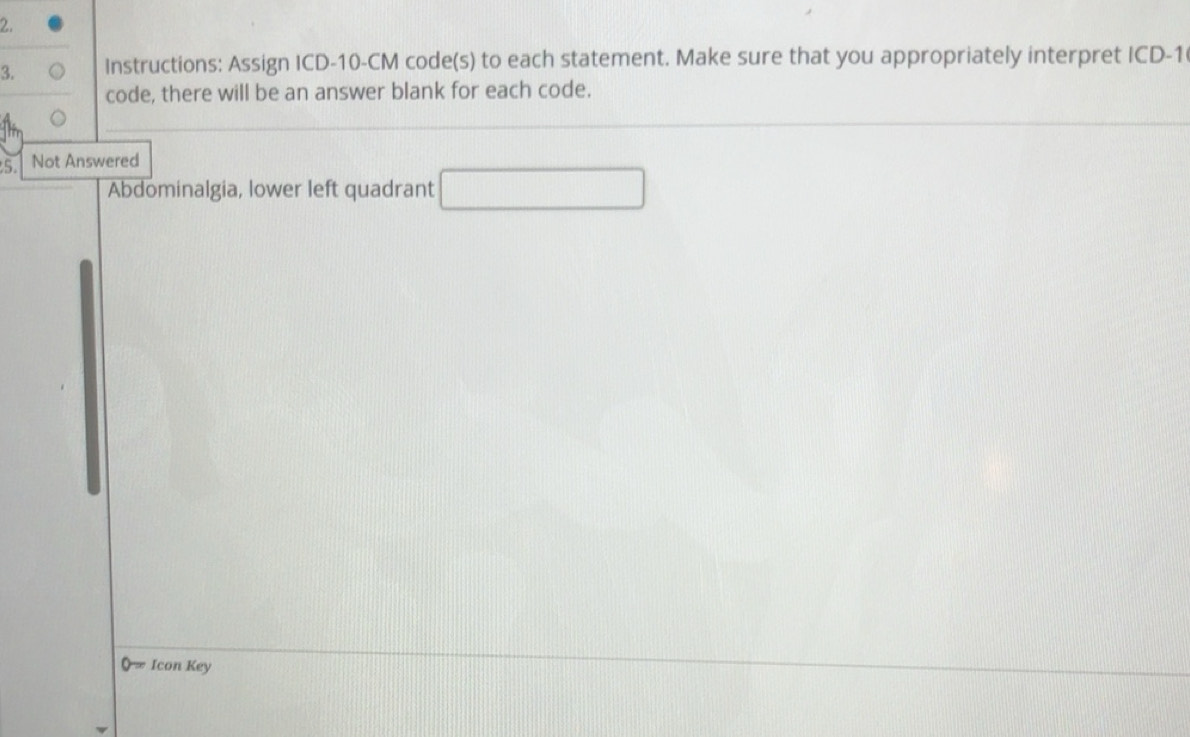 Solved: Instructions: Assign ICD- 10-CM code(s) to each statement. Make ...