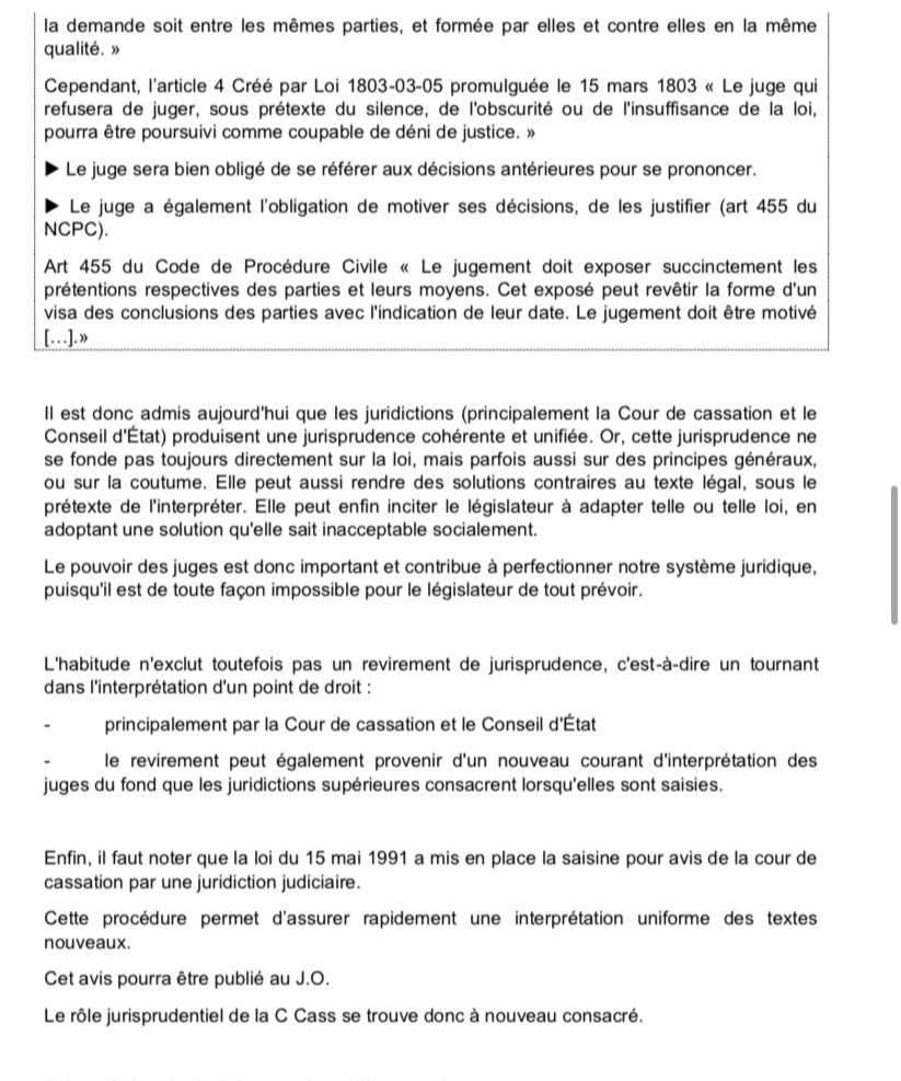 Résolu :la demande soit entre les mêmes parties, et formée par elles et ...