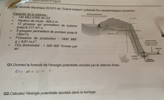 Résolu :nyarbelectrique La centrale électrique (STEP) de "Grand maison ...