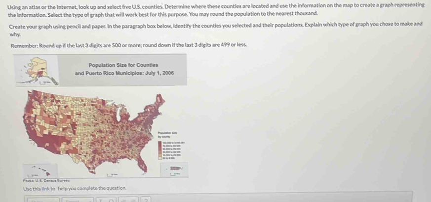 Solved: Using an atlas or the Internet, look up and select five U.S ...