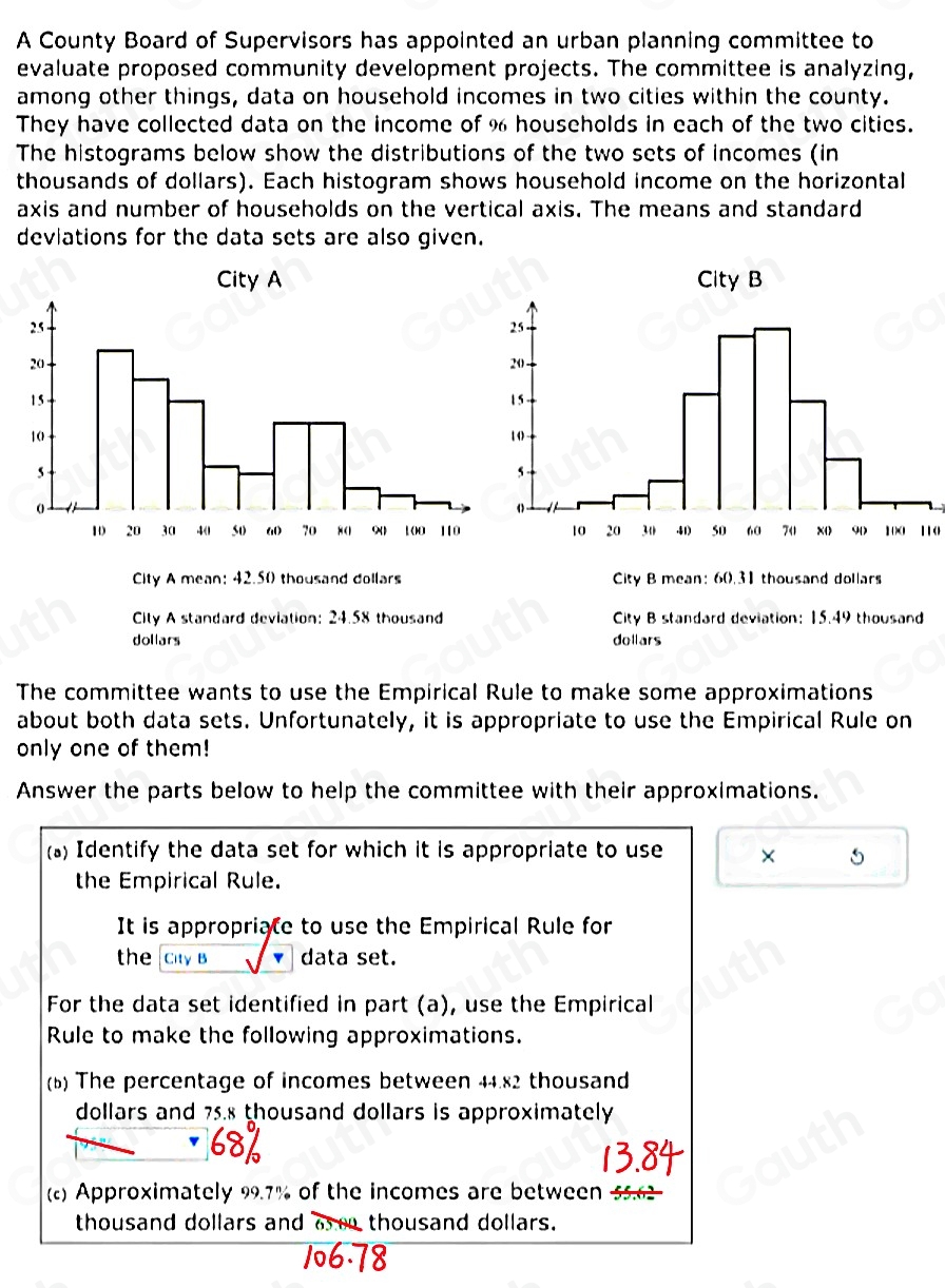 Solved: A County Board of Supervisors has appointed an urban planning committee to evaluate ...