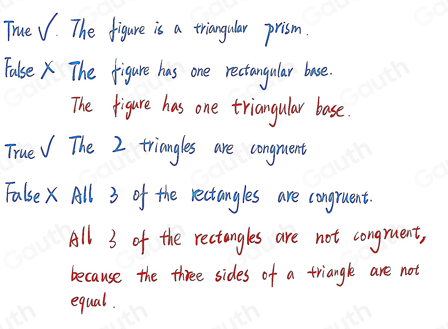 Solved: Mark each statement about the figure below as true or false ...
