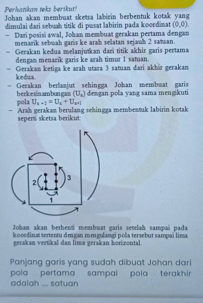 Telah dijawab:Perhatikan teks berikut! Johan akan membuat sketsa ...