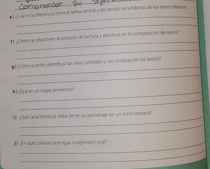 Resuelto: ) ¿Cuál es la diferencia entre el tema central y los temas ...