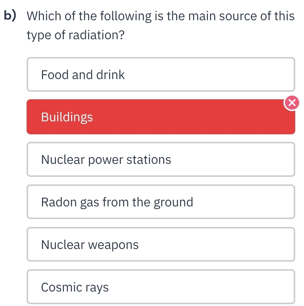 Solved: Which of the following is the main source of this type of ...