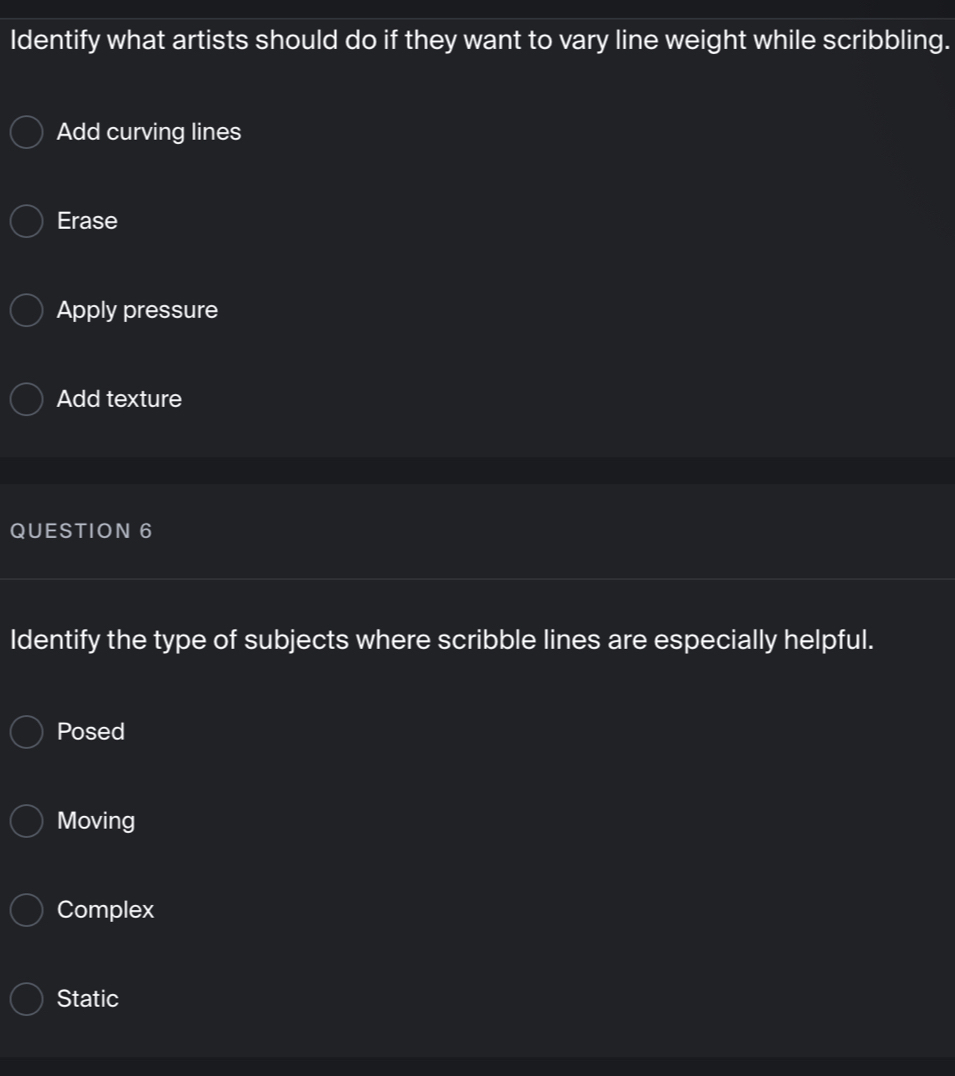 Solved: Identify what artists should do if they want to vary line ...