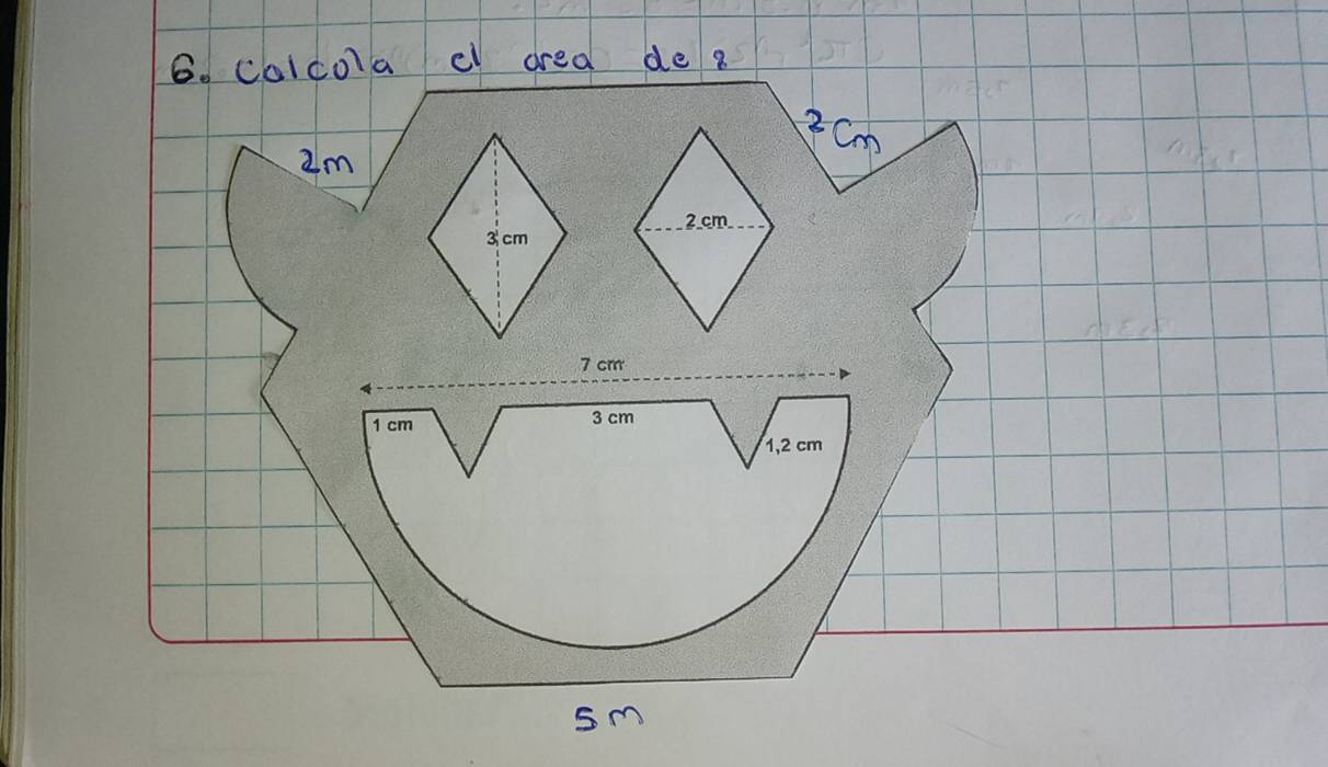 Resuelto:2_ cm 3 cm 7 cm 1 cm 3 cm 1,2 cm