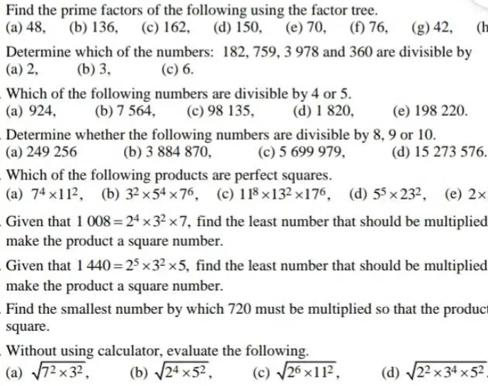 Solved: Find the prime factors of the following using the factor tree ...