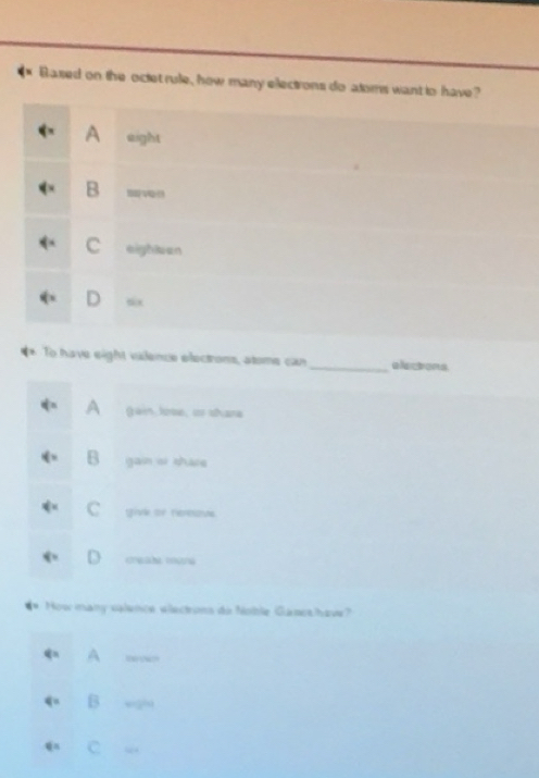 Solved: ← Based on the oclet rule, how many electrons do aloms want to ...