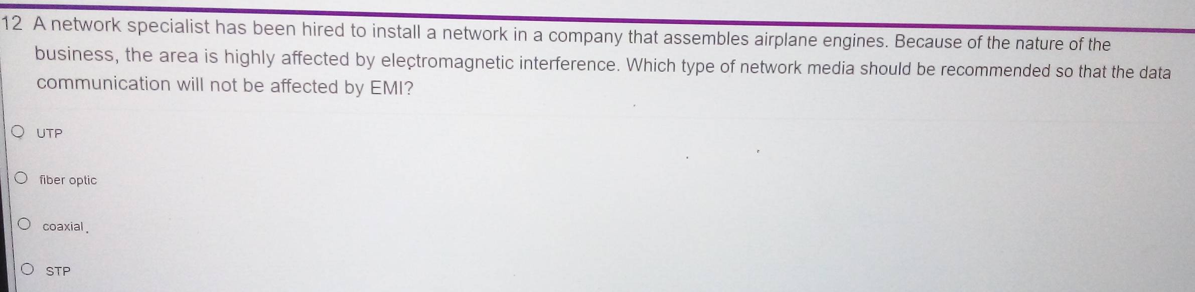 Solved: A network specialist has been hired to install a network in a ...