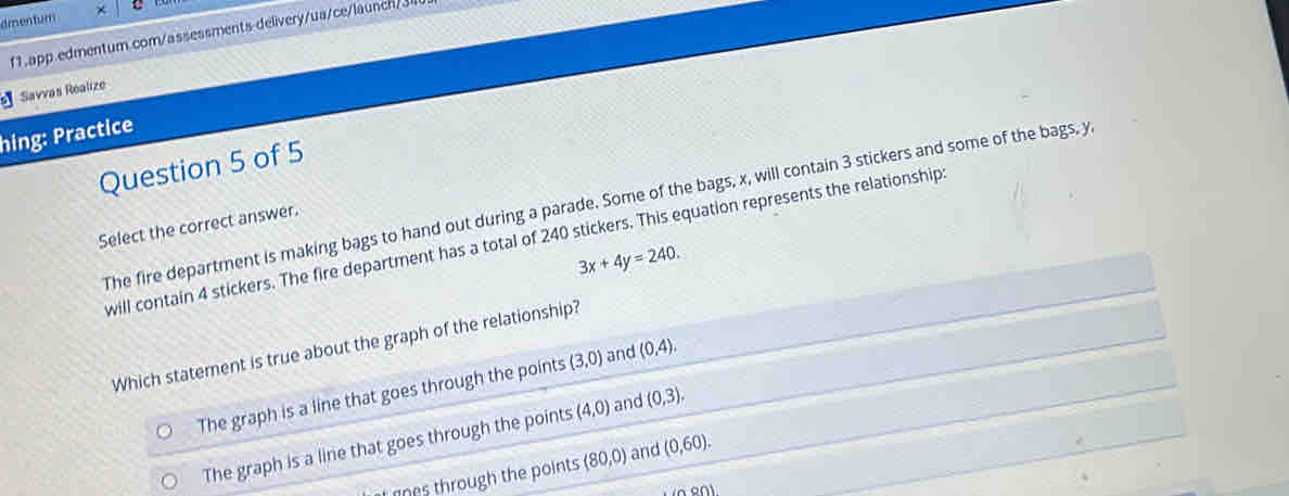Solved: dmentum f1.app.edmentum.com/assessments-delivery/ua/ce/launch/3lU. Savvas Realize hing ...