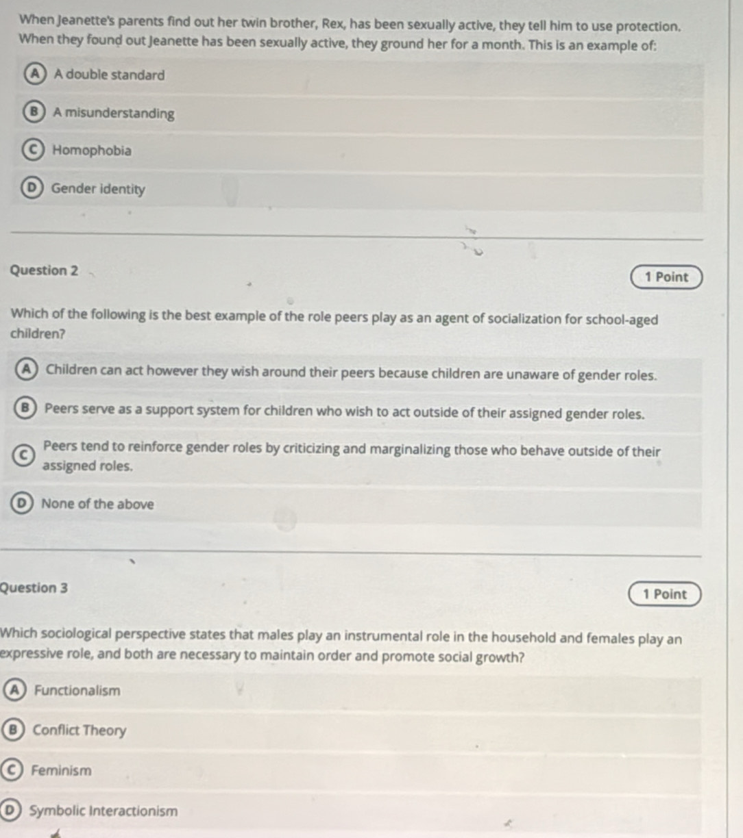 Solved: When Jeanette's parents find out her twin brother, Rex, has ...