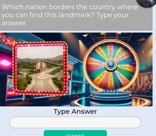 Solved: Which nation borders the country where you can find this ...