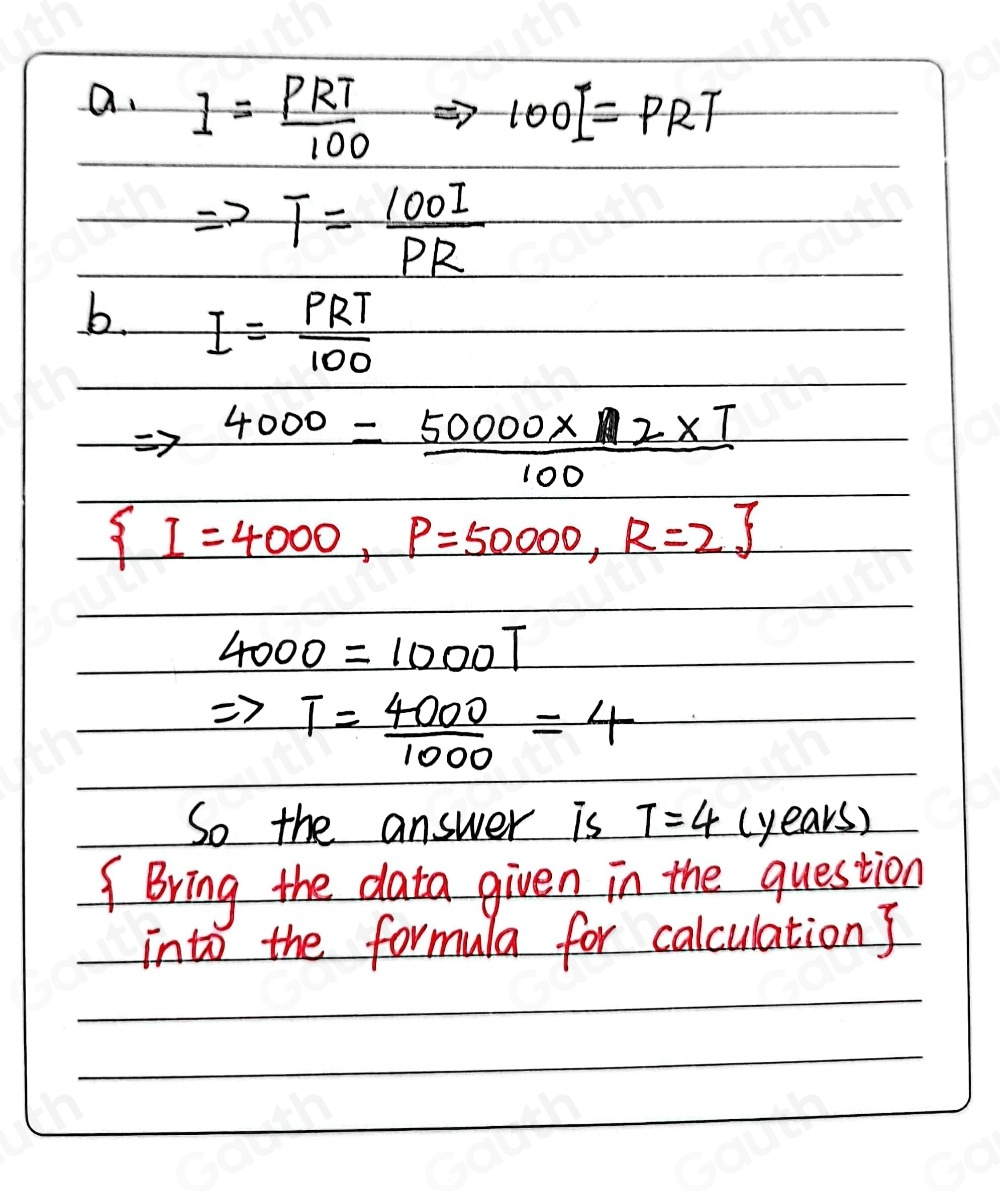 Telah dijawab:The simple interest $/ payable on an investment is given ...