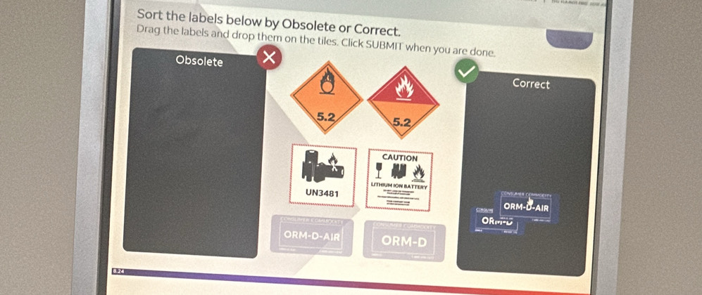 Solved: Sort the labels below by Obsolete or Correct. Drag the labels ...