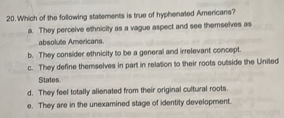 Solved: Which of the following statements is true of hyphenated ...