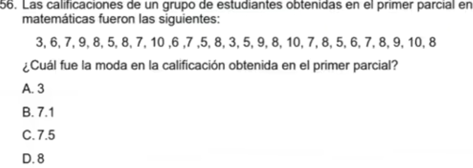 Resuelto:Las calificaciones de un grupo de estudiantes obtenidas en el ...
