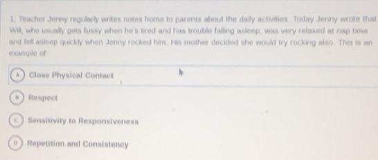 Solved: Teacher Jenny regularly writes notes home to parents about the ...