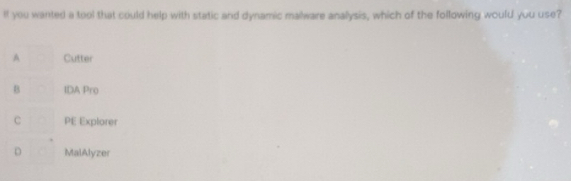 Solved: lf you wanted a tool that could help with static and dynamic ...