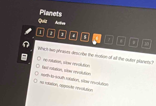 Solved: Planets Quiz Active 1 2 3 4 5 6 7 8 9 10 Which two phrases ...