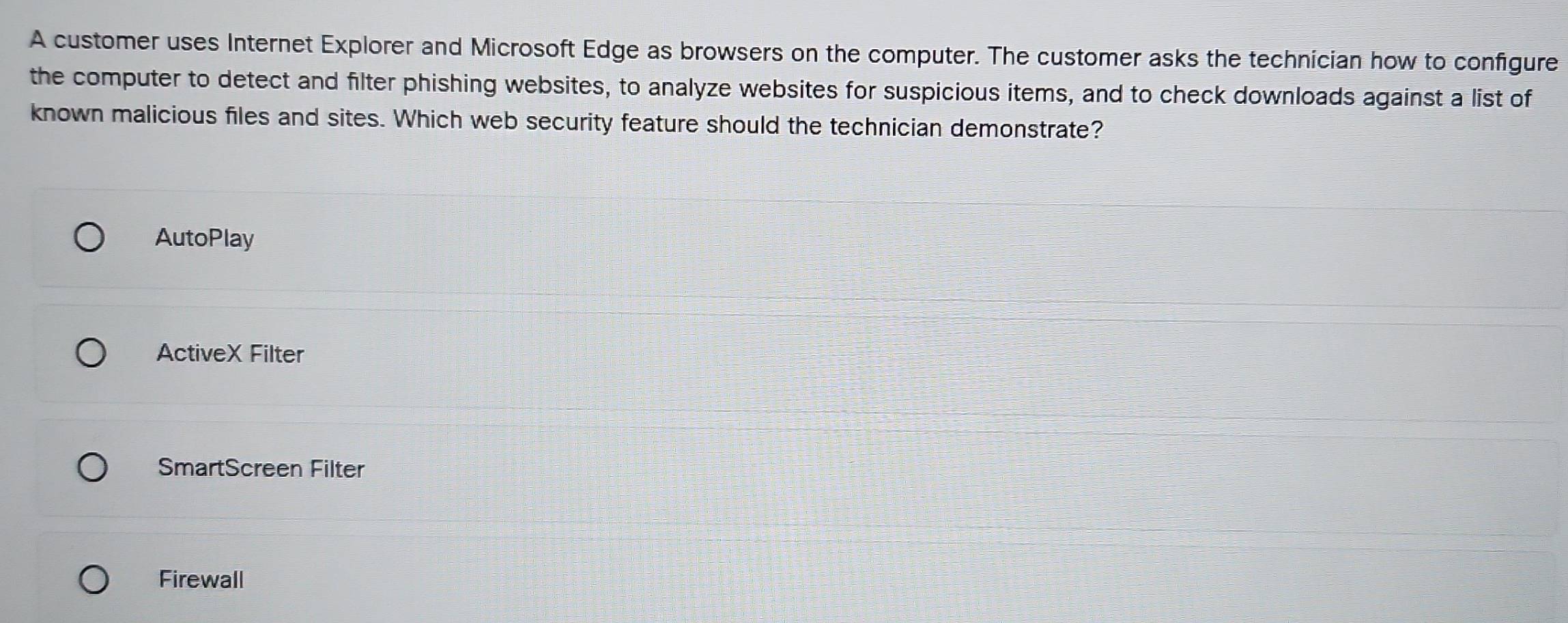 Risolto:A customer uses Internet Explorer and Microsoft Edge as ...
