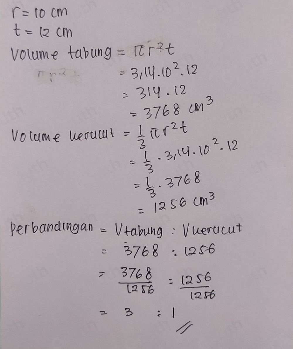 Telah dijawab:Hitung selisih volume kedua bola tersebut! _Jawab C ...