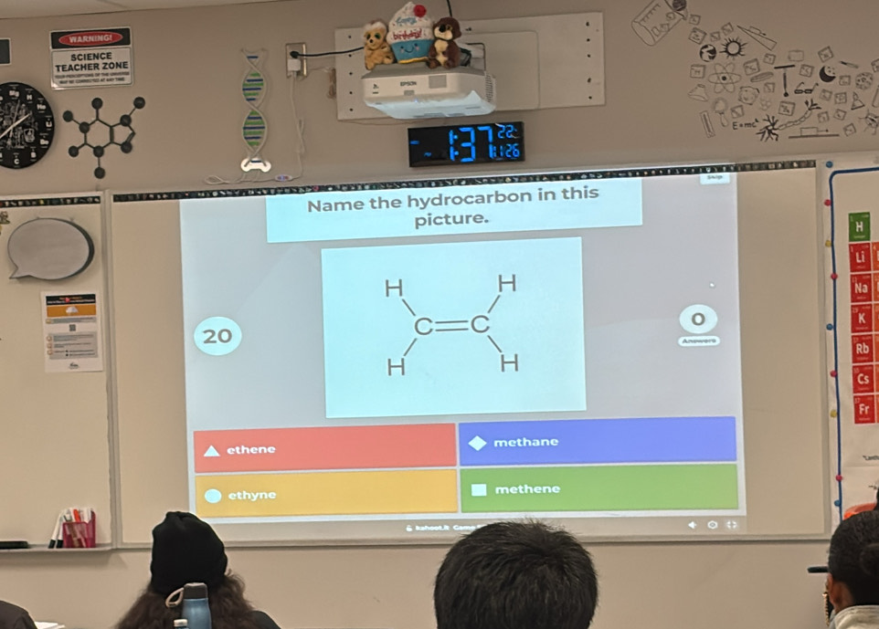 Solved: a CWARNING! SCIENCE TEACHER ZONE 722 I1126 Name the hydrocarbon ...