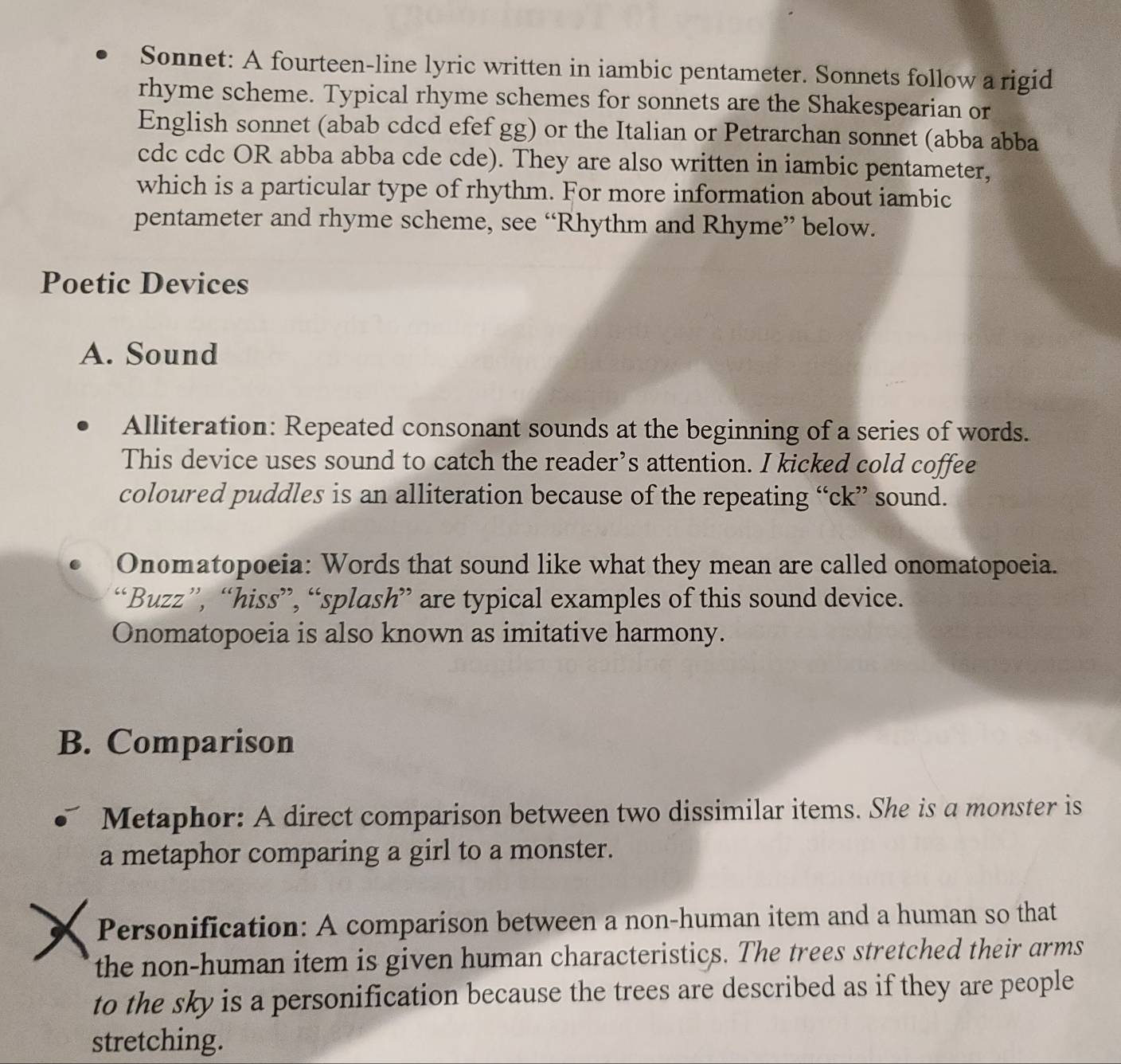 Solved: Sonnet: A fourteen-line lyric written in iambic pentameter ...