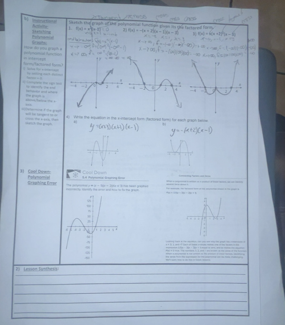 Solved: Instructional Sketch the graph of the polynomial function given ...