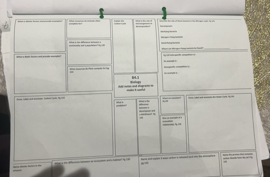 Solved: What is Abiotic factors and provide examples? complete for ...