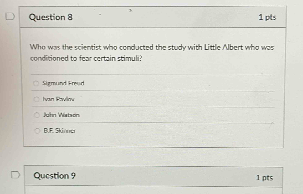 Solved: Who was the scientist who conducted the study with Little ...