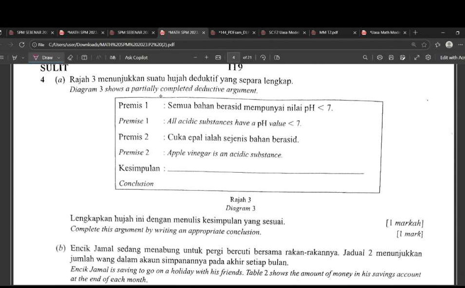Selesai:SPM SEBENAR 20. *MATH SPM 2023. SPM SEBENAR 20 *MATH SPM 202.1 ...