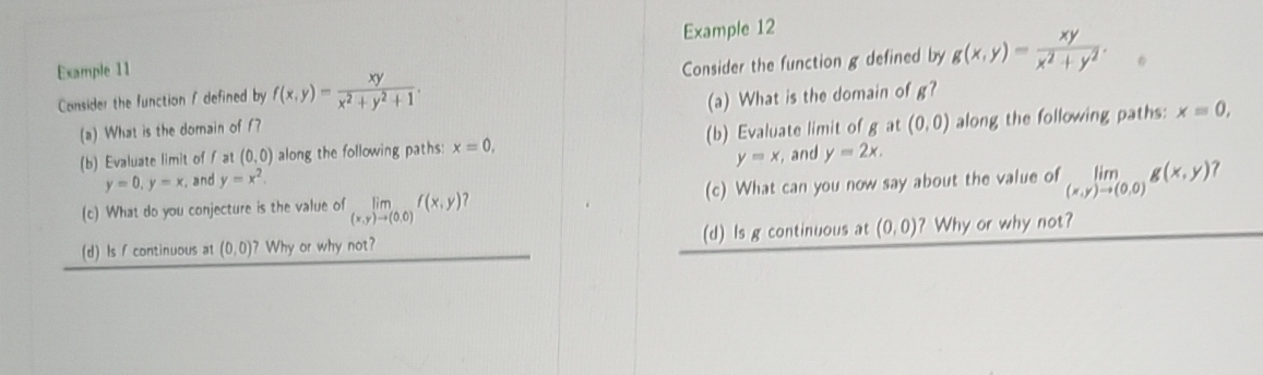 Solved: Example 12 Example 11 Consider the function / defined by f(x,y ...