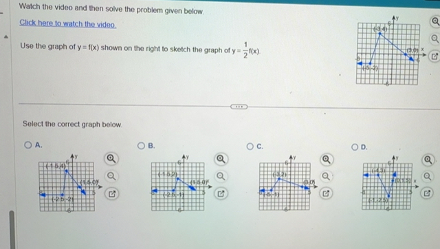 Solved: Watch the video and then solve the problem given below. Click ...