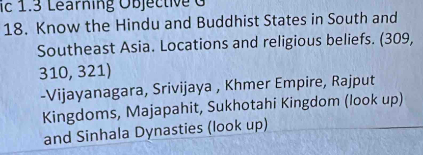 Solved: ic 1.3 Learning Objective G 18. Know the Hindu and Buddhist ...