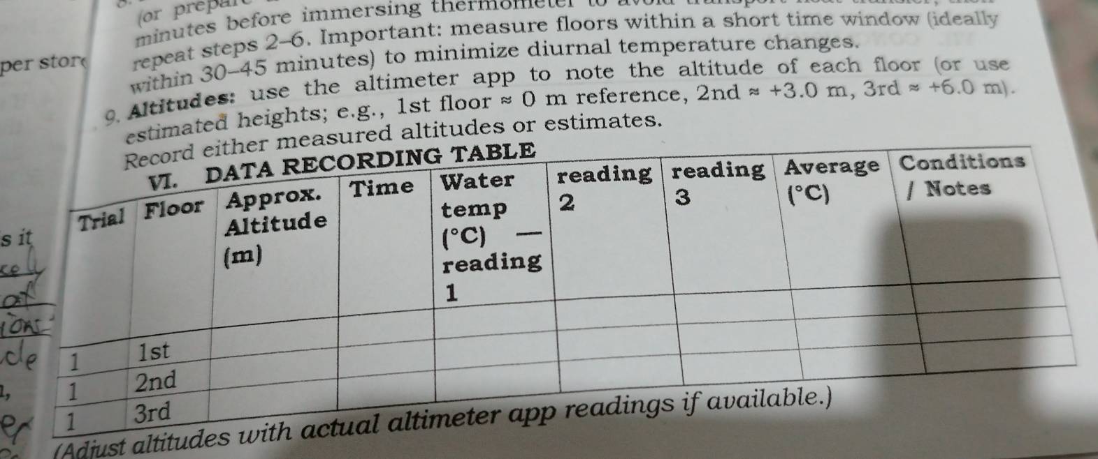 Solved: minutes before immersing thermomete pe repeat steps 2-6 ...