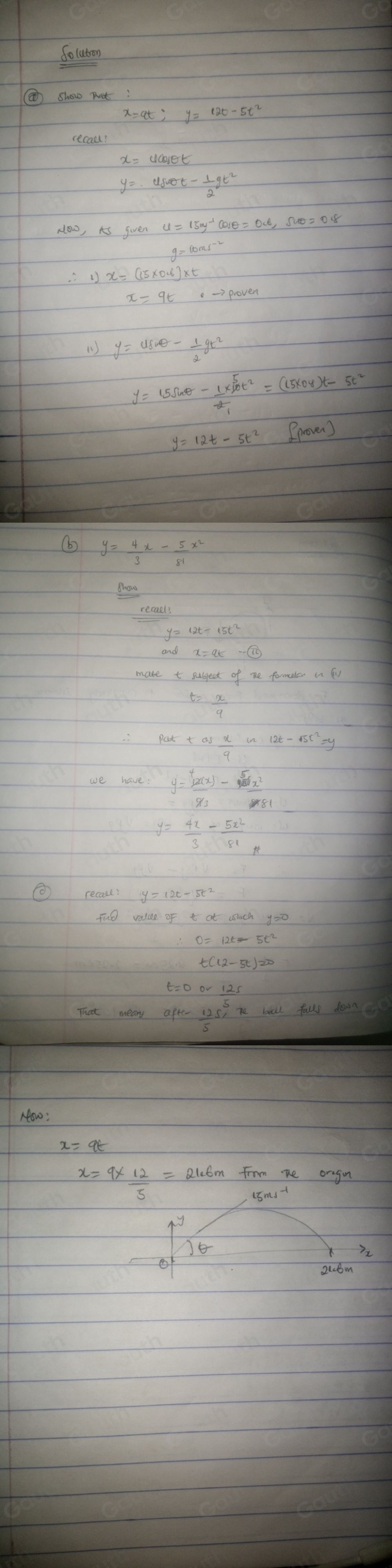 Solved: Take g=10ms^(-2) in this question. Air resistance should be ...