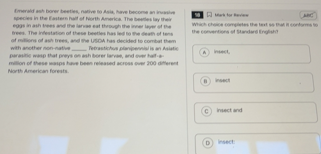 Résolu :Emerald ash borer beetles, native to Asia, have become an ...