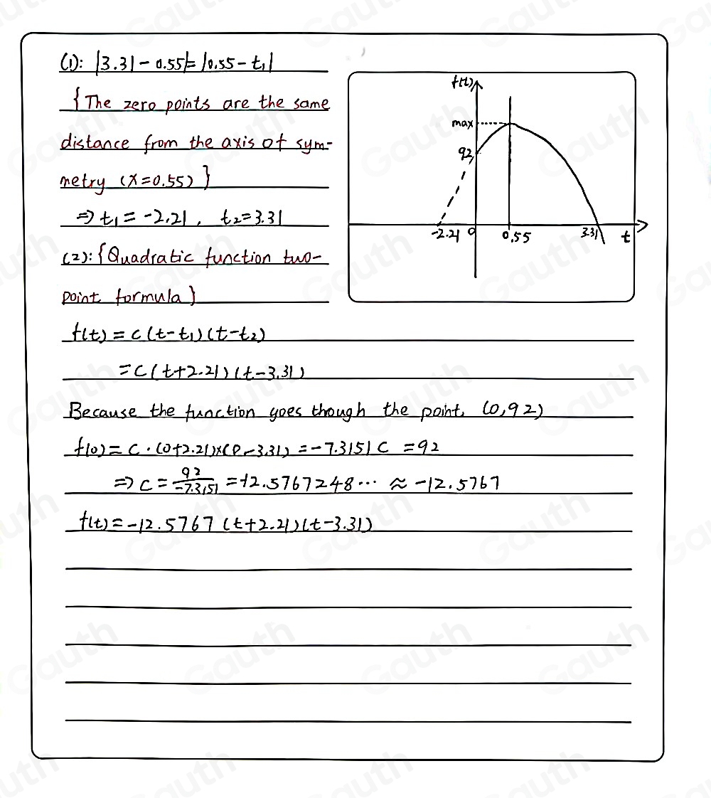 Solved: A rock is thrown upward from a bridge that is 92 feet above a ...