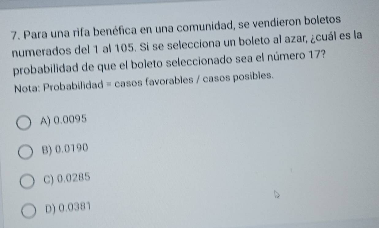 Resuelto:Para una rifa benéfica en una comunidad, se vendieron boletos ...