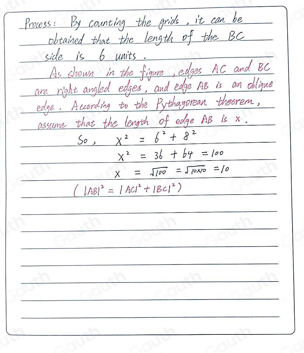 Solved: Recall the Pythagorean theorem, a^2+b^2=c^2 , where a and b are ...