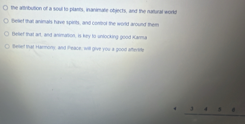 Solved: the attribution of a soul to plants, inanimate objects, and the ...