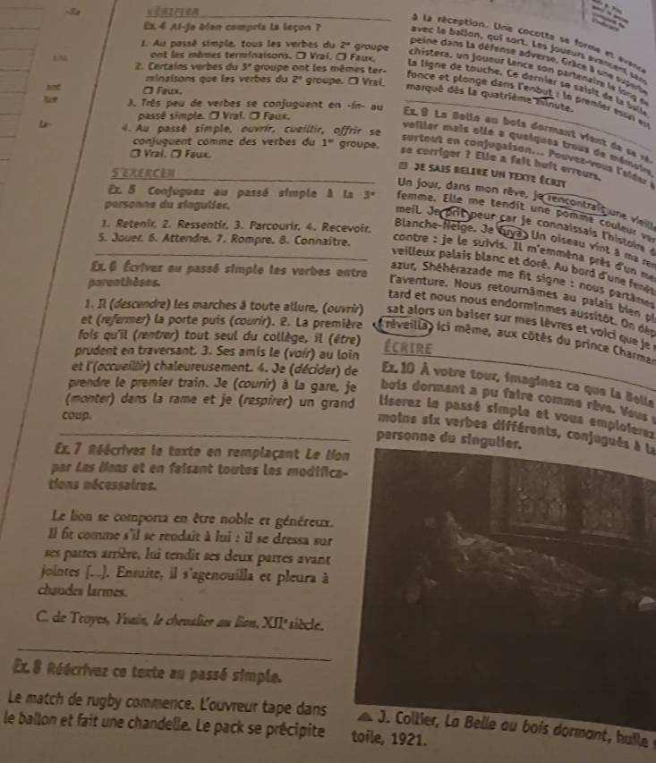Résolu :Nérifiem — Ex 4 Al-ja bian compris la leçon ? à la réception ...