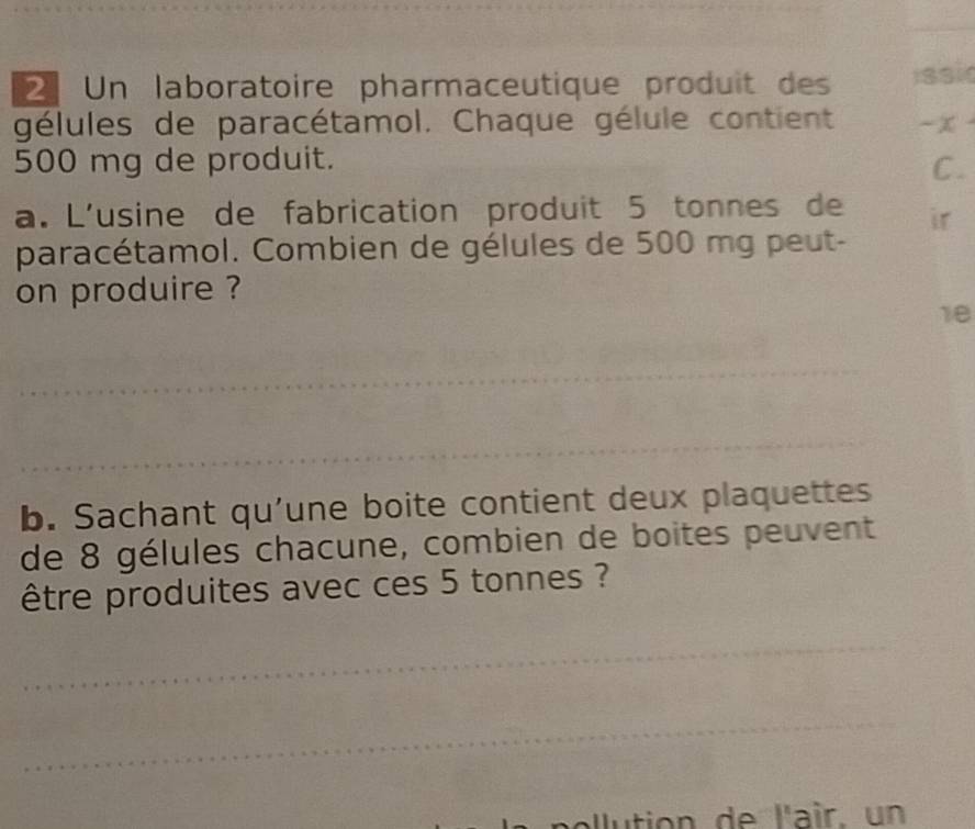 Résolu :Un laboratoire pharmaceutique produit des issi0 gélules de ...