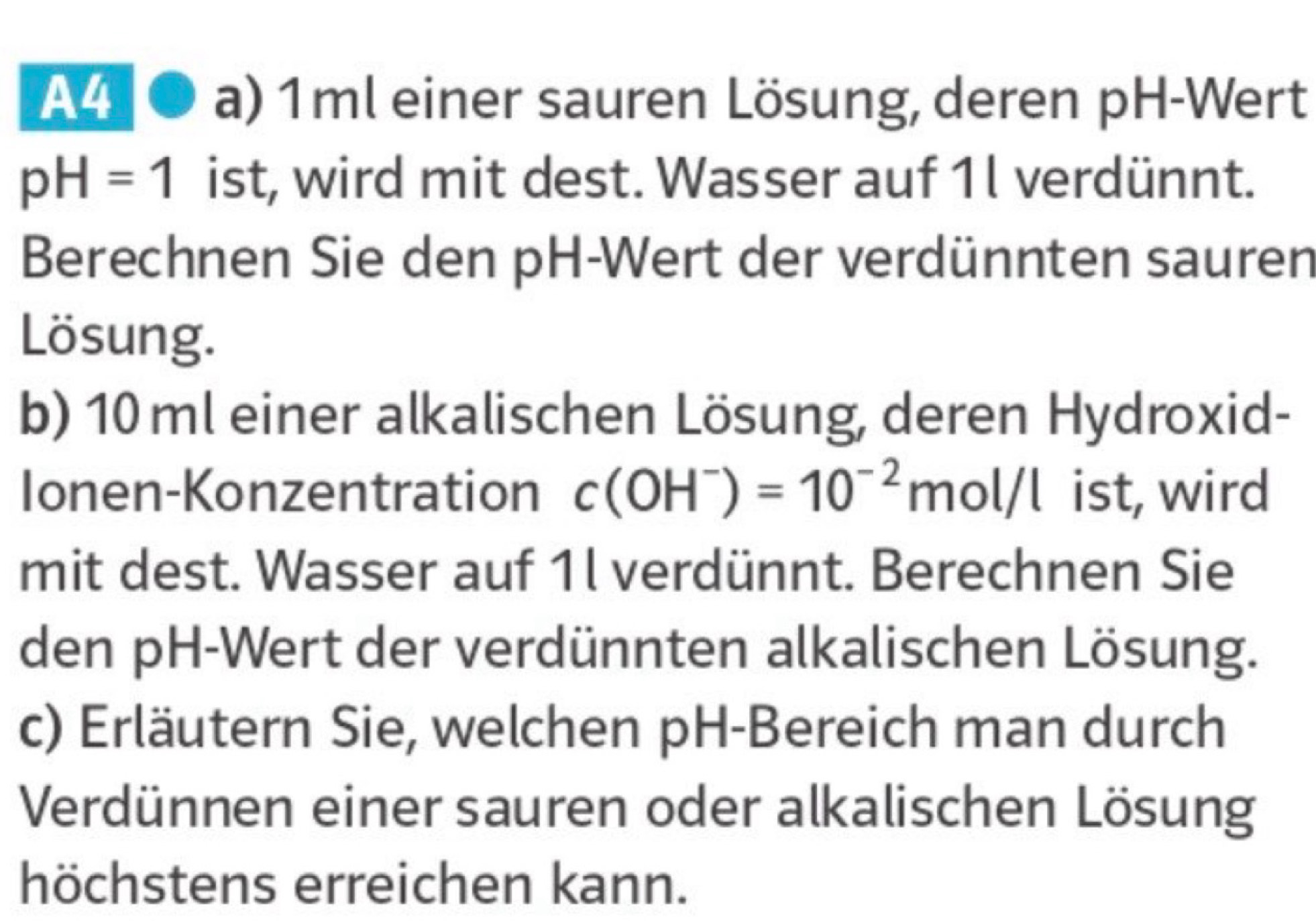 Verdunnung Berechnen 1 10