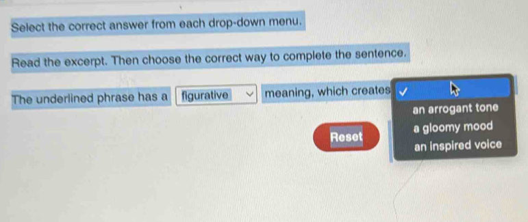 Solved Select The Correct Answer From Each Drop Down Menu Read The