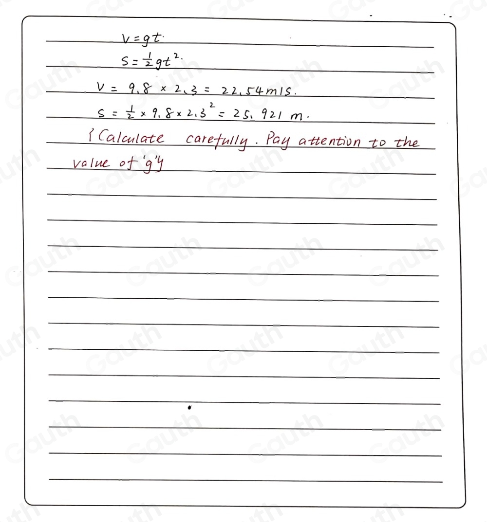 Solved: Suppose a free-fall ride at an amusement park starts at rest ...