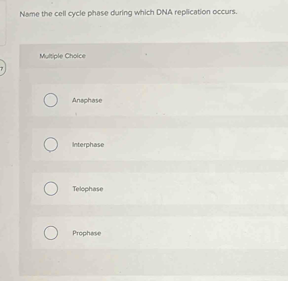 Solved: Name the cell cycle phase during which DNA replication occurs ...