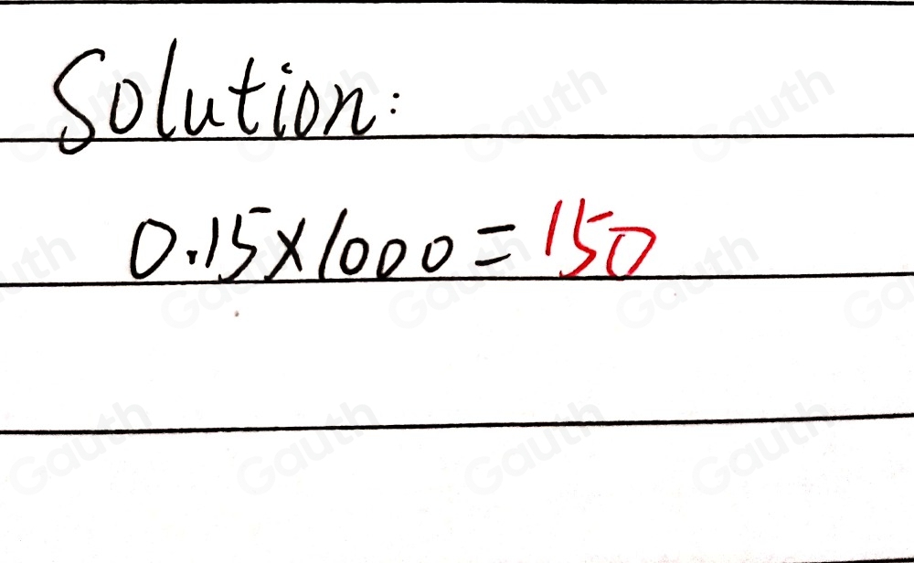 Solved: 0,15 * 1000= [Math]